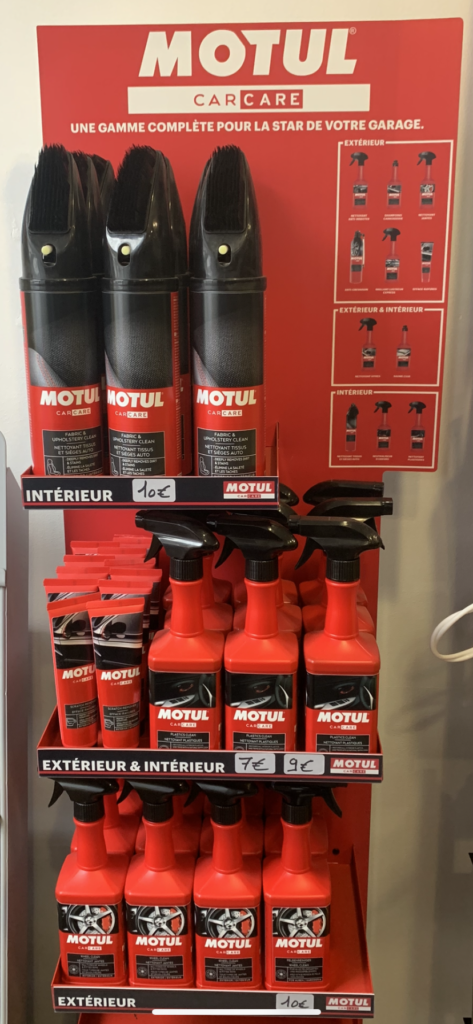 Produits entretien voiture - Les Vitrines d'Aubigny